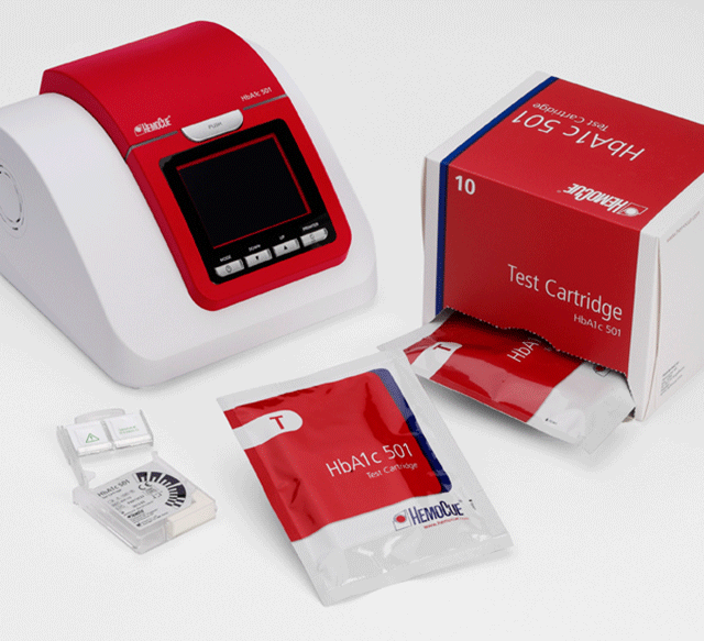 HbA1c - hemoglobin test at point of care - HemoCue
